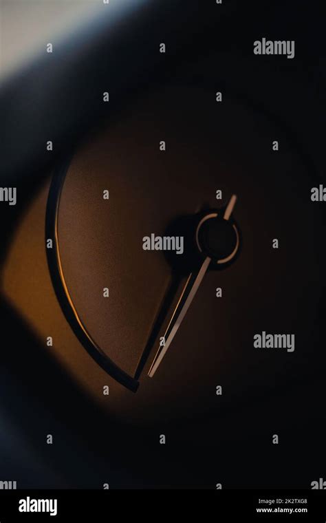 Modern Car Blank Black Speedometer Stock Photo Alamy