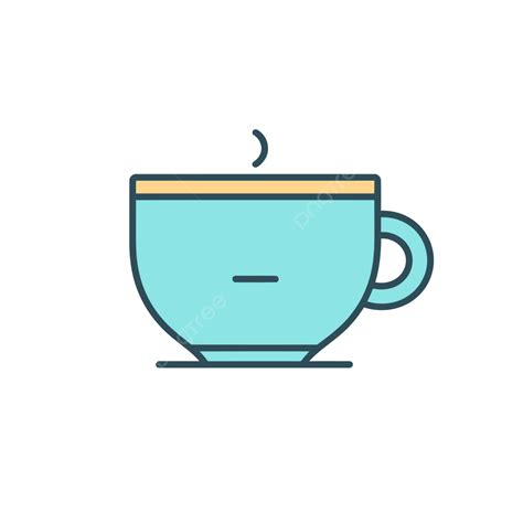 咖啡杯和茶線圖標現代圖標 向量 白色背景上描繪茶杯的直線圖標 Flaticon 和 Dribbble 的矢量插圖 行為高清向量圖案素材