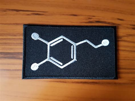Dopamine Symbol Patch Colors Depressive Illusions Records