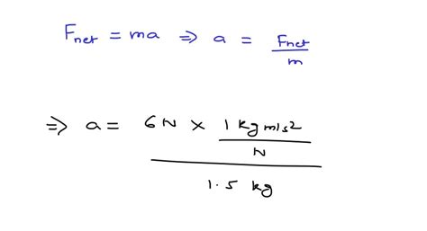 Solveda 60 N Net Force Is Applied To A 15 Kg Object What Is The