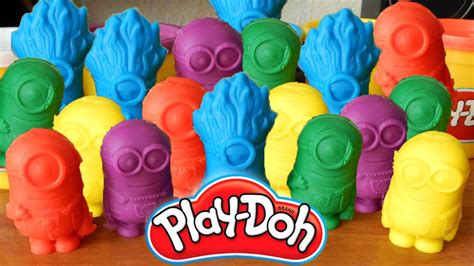 Play Doh Minions Figures With Surprises Youtube