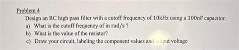 Solved Problem Consider The Circuit On The Right A With Chegg