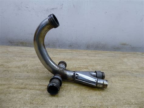 1972 Suzuki Gt550 S397 1 Center Exhaust Header Pipe And Crossover