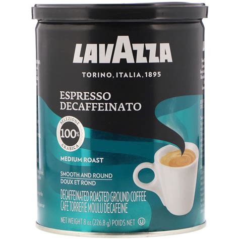 LavAzza Premium Coffees, Молотый кофе без кофеина, эспрессо, 8 унций ...