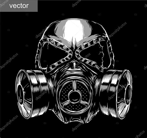 Gas Mask Illustration — Stock Vector © Doublebubble 87095158