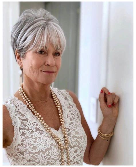 Short Hairstyles For Women Over 60 With Grey Hair Cri