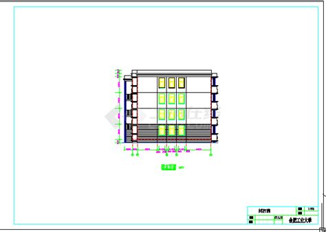 房屋建筑学课程设计全套图纸 课程设计 土木在线