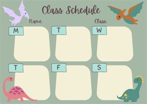 Create A Class Schedule According To Your Request By Hartvicha Fiverr