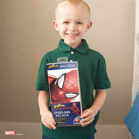 Marvel Spider Man Wall Decal Marvel Wall Decals With 3d Augmented