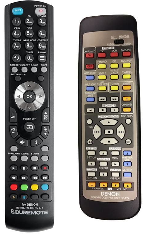 DENON RC RC RC Remote Control Duplicate REMOTE CONTROL WORLD