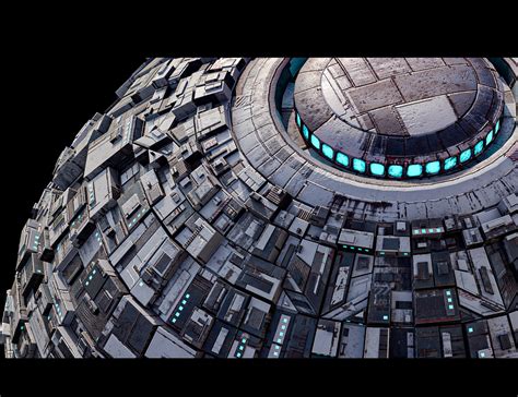 Sci Fi Base Semisphere Sphere Hemisphere Model Turbosquid 2072473
