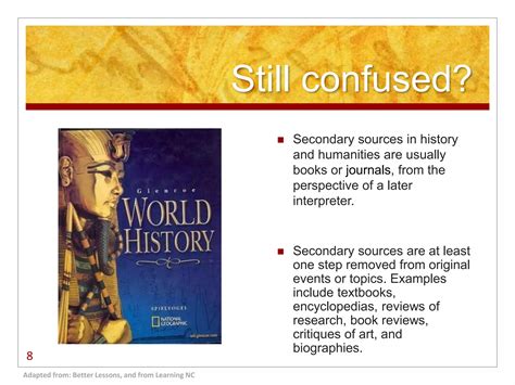 Mollie3 Powerpoint Primary Secondary Sources Pptx Secondary