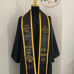 Personalized Graduation Sash Class Of 2026 Personalized Graduation
