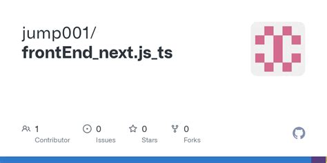 Github Jump001frontendnextjsts