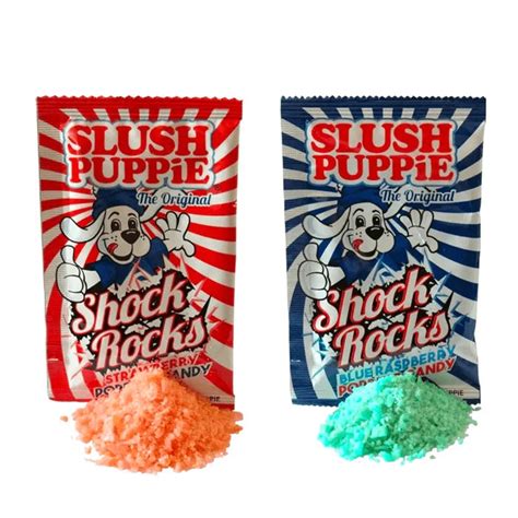 Slush Puppie Shock Rocks Candy 50 X 7g Pu Tech Ltd