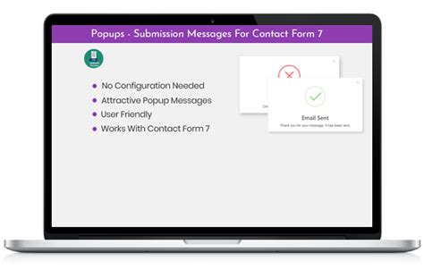 Popups Submission Messages For Contact Form 7 CWW