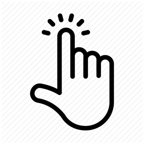 Hand Click Icon 415116 Free Icons Library