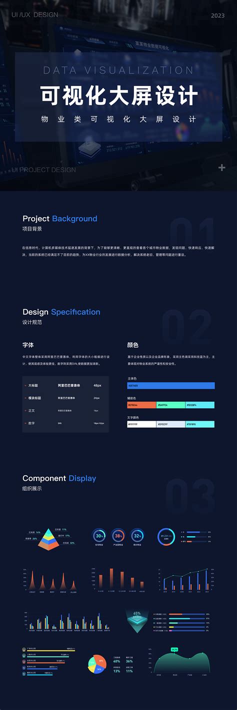 大屏可视化设计h煊煊 站酷zcool