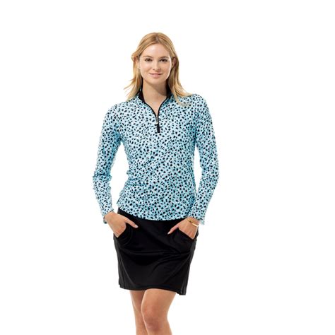 Sansoleil Catwalk Solcool Quarter Zip Pull Over Pga Tour Superstore