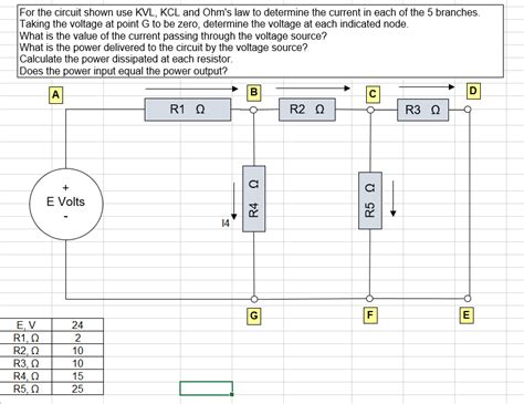 Solved Consider The Circuit Shown To The Right With Voltage