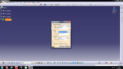 Can Anyone Explain Me About The Positioned Sketch In Sketch Toolbar In Catia V5 Grabcad Questions