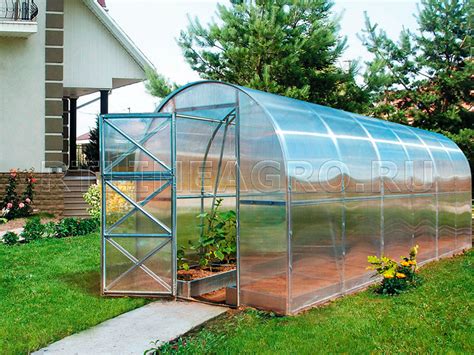 Купить теплицы из поликарбоната Дачная Двушка люкс по не высокой цене Продажа теплиц