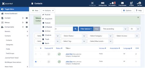Help4 X Contacts Joomla Documentation