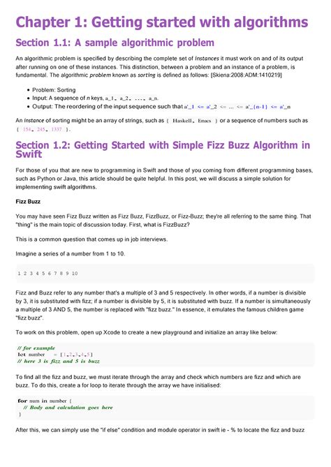 Algorithms For Example Let Number Here