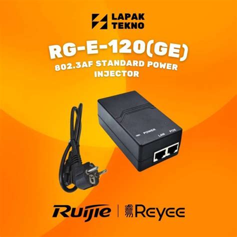 Promo Ruijie Rg E 120 Ge Power Over Ethernet Adaptor Poe Rg E 120ge