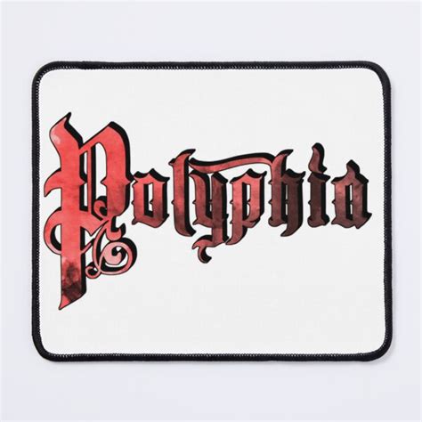 Official Polyphia Rock Band Logo Mouse Pad Polyphia Shop