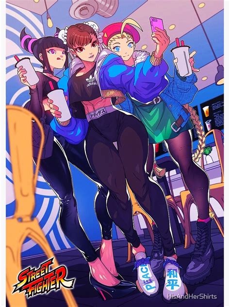 Street Fighter Girls Poster For Sale By Hisandhershirts Redbubble