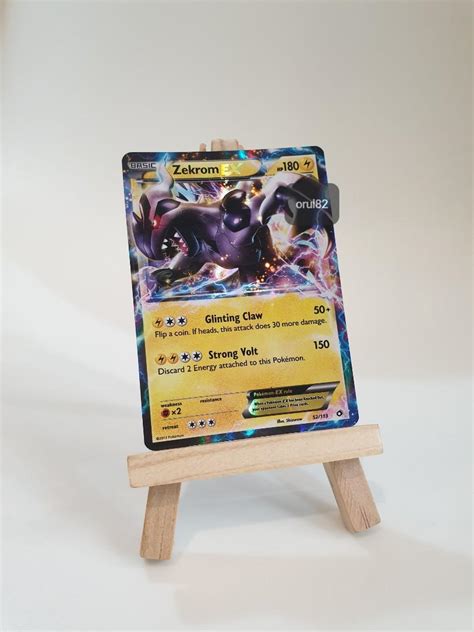 Pokemon Tcg Zekrom Ex Hobbies Toys Toys Games On Carousell