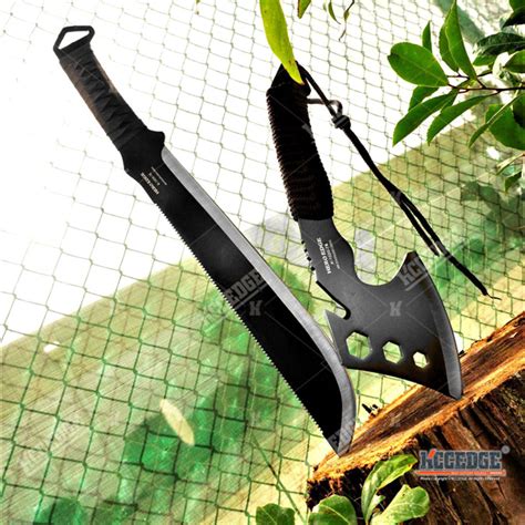 19 Machete And Axe Combo Set Survival Machete Hunting Machete Camping Machete Wish