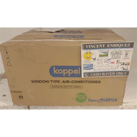 Koppel FULL INVERTER Remote Window Type Aircon 1hp 1 5hp Shopee