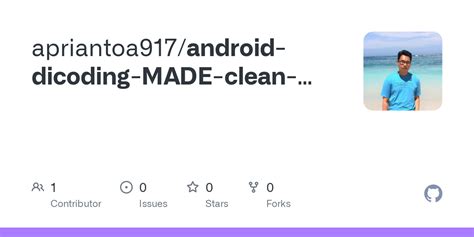 Github Apriantoa Android Dicoding Made Clean Architecture