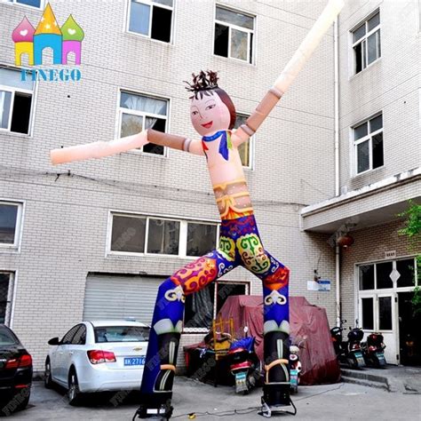China Inflatable Dancing Beautiful National Woman Sky Dancer Air Tube