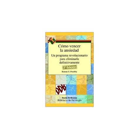 Librería De Psicología Libros De Psicología Cómo Vencer La Ansiedad