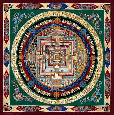 Mystical Kalachakra Mandala Symbol Of Unity And Wholeness B10619