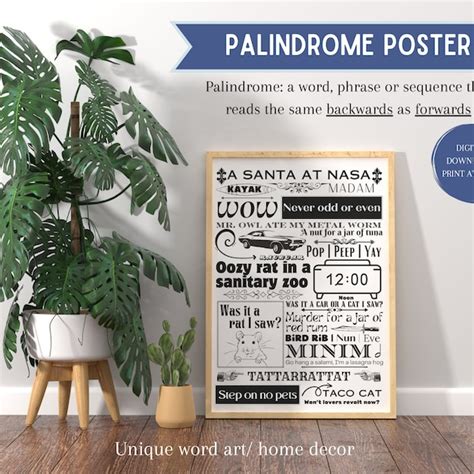 palindrome etsy
