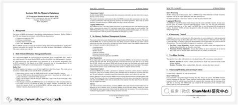 Cmu数据库系统进阶 学习资料 — Cmu数据库系统进阶课程，内容覆盖并发控制、存储模型、数据库压缩、调度规划、查询执行、查询编译、哈希连接