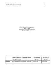 Exploring Classical And Biological Theories In Criminology Course Hero