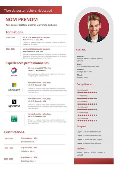 Cv Technicien Informatique Cv à Remplir 2022 Upcvup