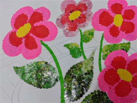 Origami Paper Flower Mosaic All About Origami