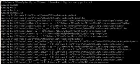 python3 爬虫（七） 配置beautifulsoup4 lxml html5lib html5lib python3 csdn博客