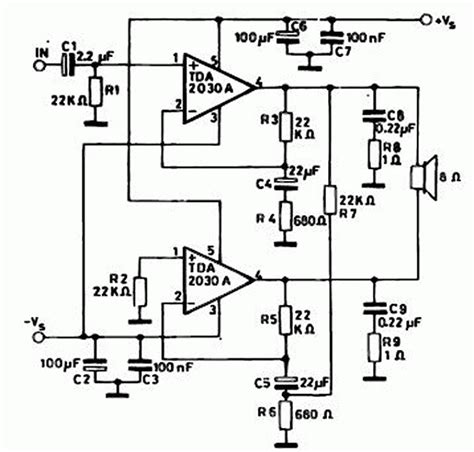 Tda2030 Bridge Amplifier Circuit Daily Pass