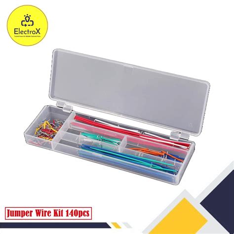 breadboard jumper wire kit 140pcs electroxbd