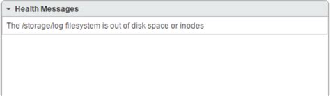 Fix Vmware Vcsa Storagelog Filesystem Out Of Disk Space Size It