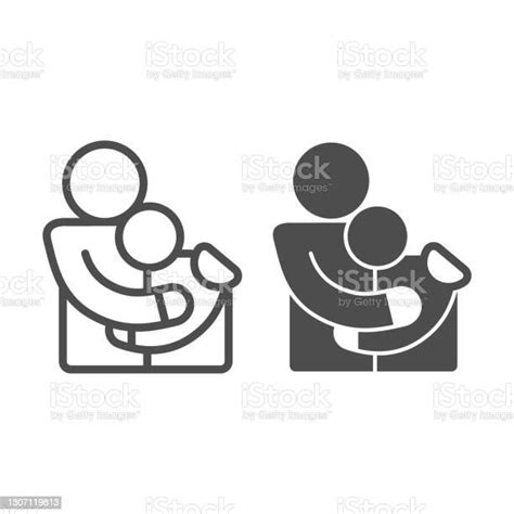 환자 패밀리 라인과 솔리드 아이콘 세계 암의 날 개념 흰색 배경에 가정 간호 및 치료 표지판 모바일 개념 및 웹 디자인을위한