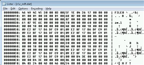 hmft update listing mft attributes hexacorn