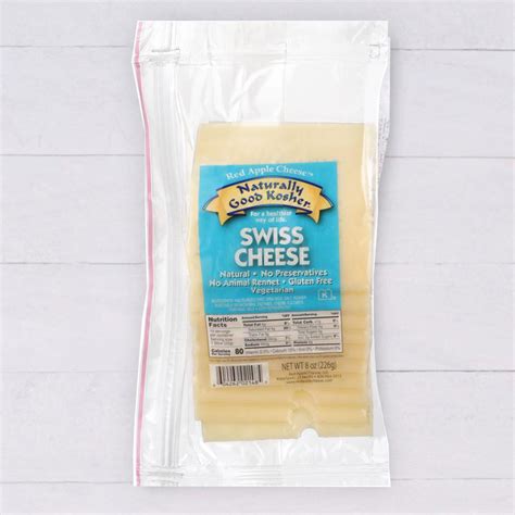 Naturally Good Kosher Sliced Swiss Euro Usa